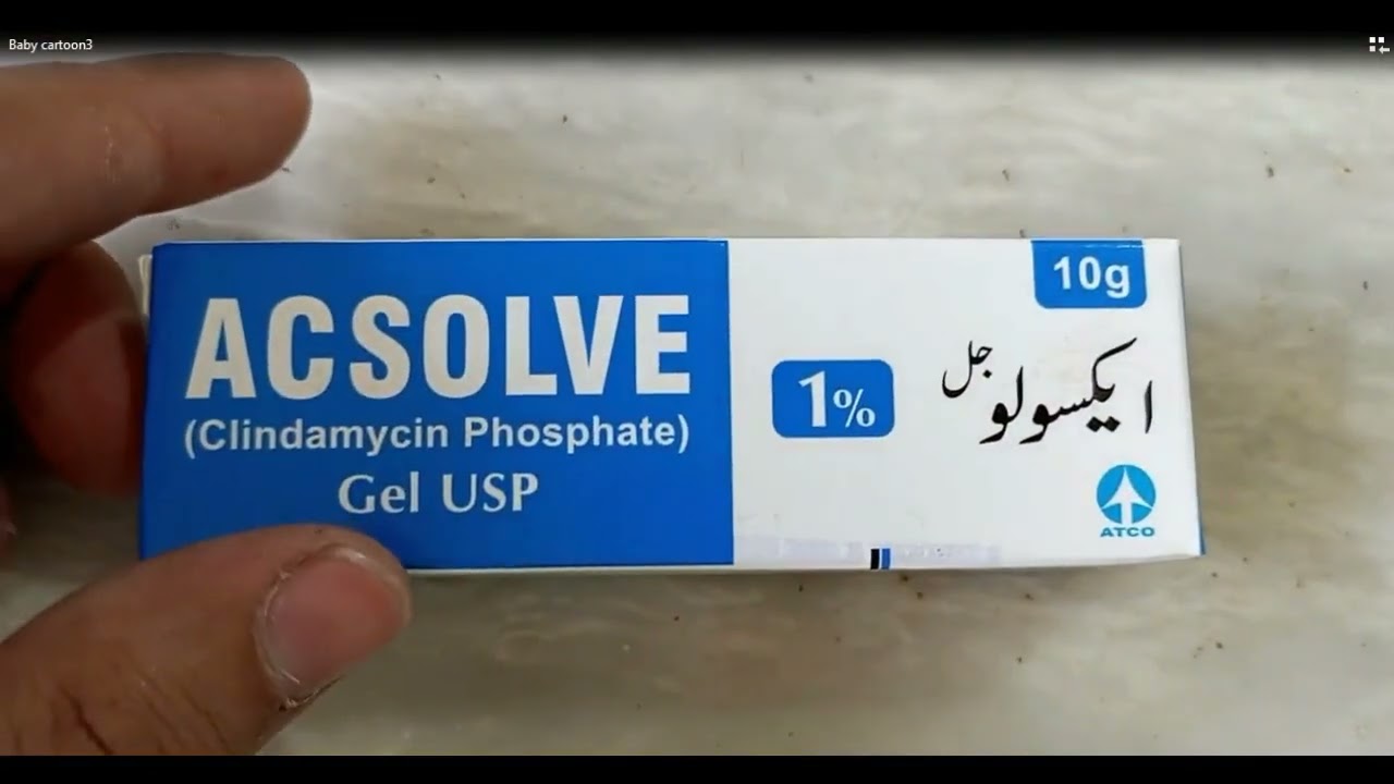 Clindamycin phosphate Acsolve gel uses - YouTube