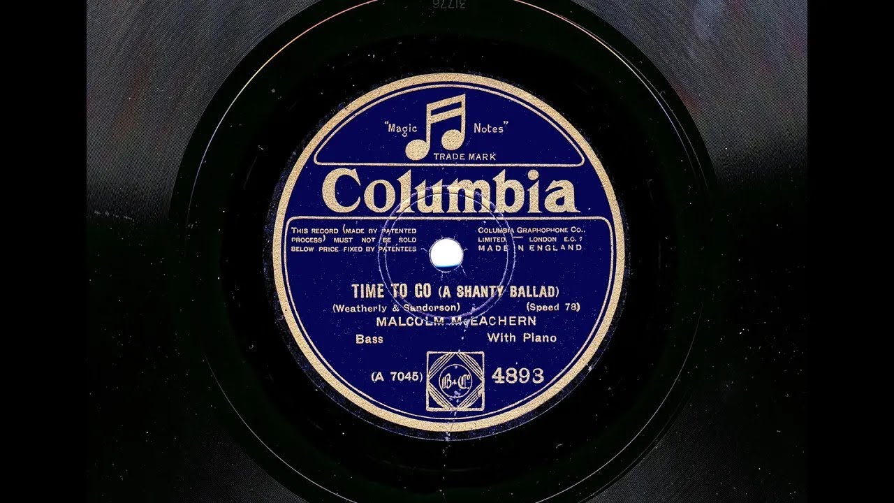 Malcolm McEachern - Time To Go (A Shanty Ballad) - YouTube