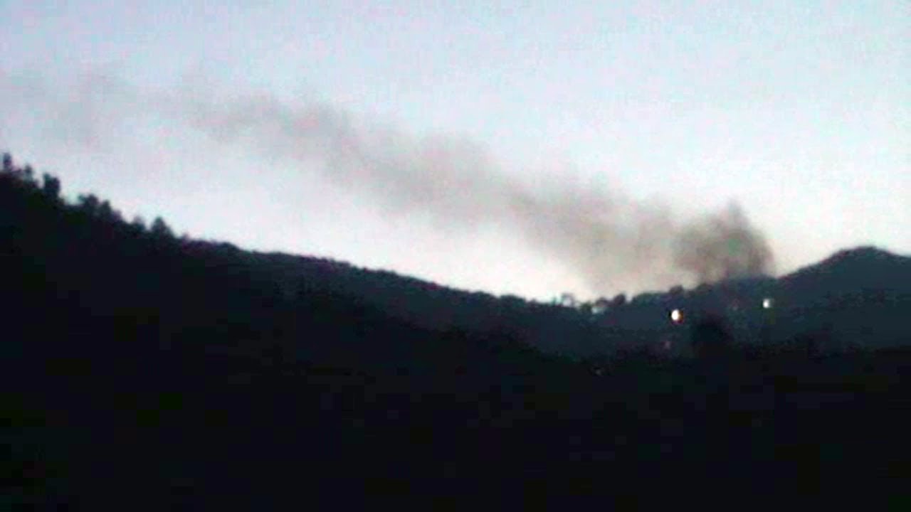 Forest fire erupts as Pak resorts to firing along LoC - YouTube