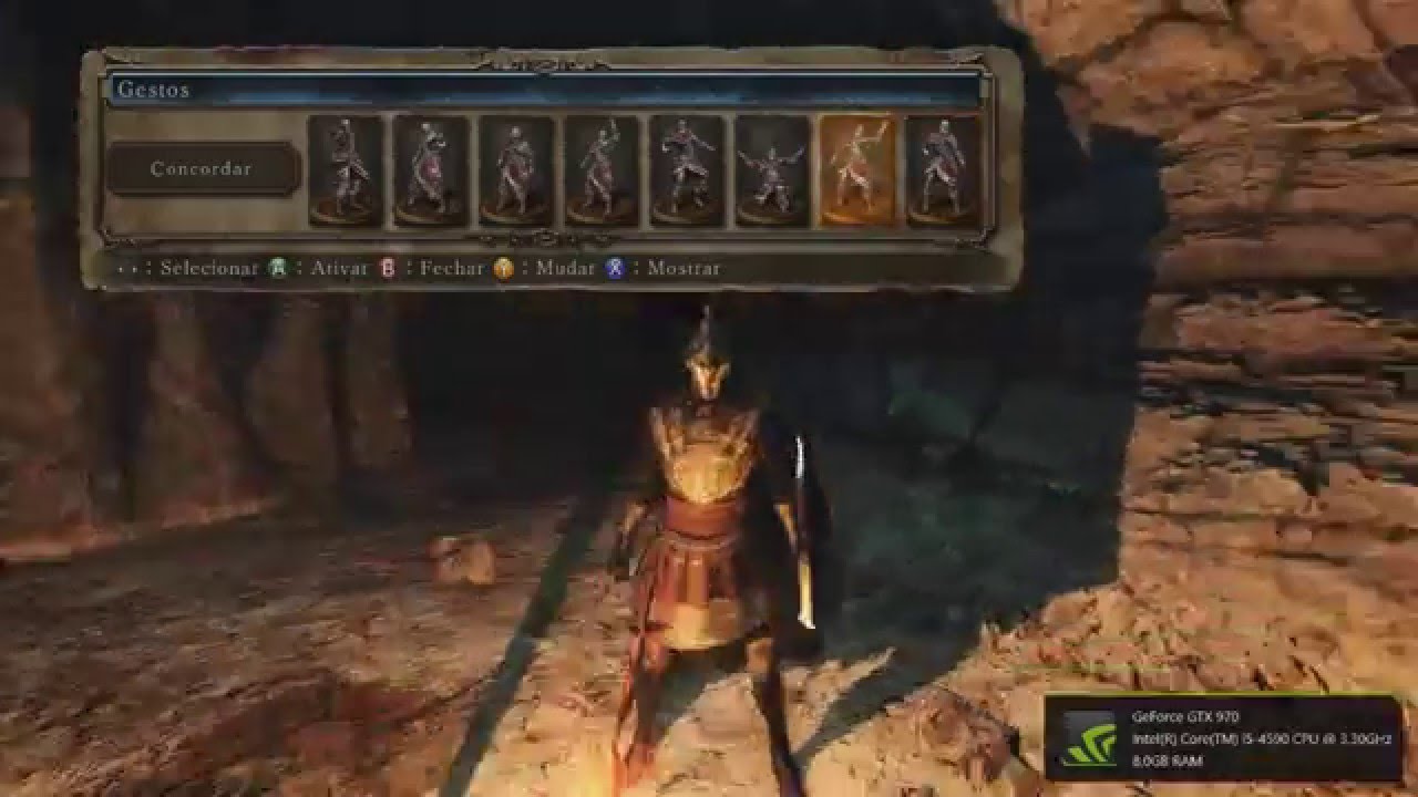 Como configurar o controle no Dark Souls 2 Scholar of the first Sin/How ...