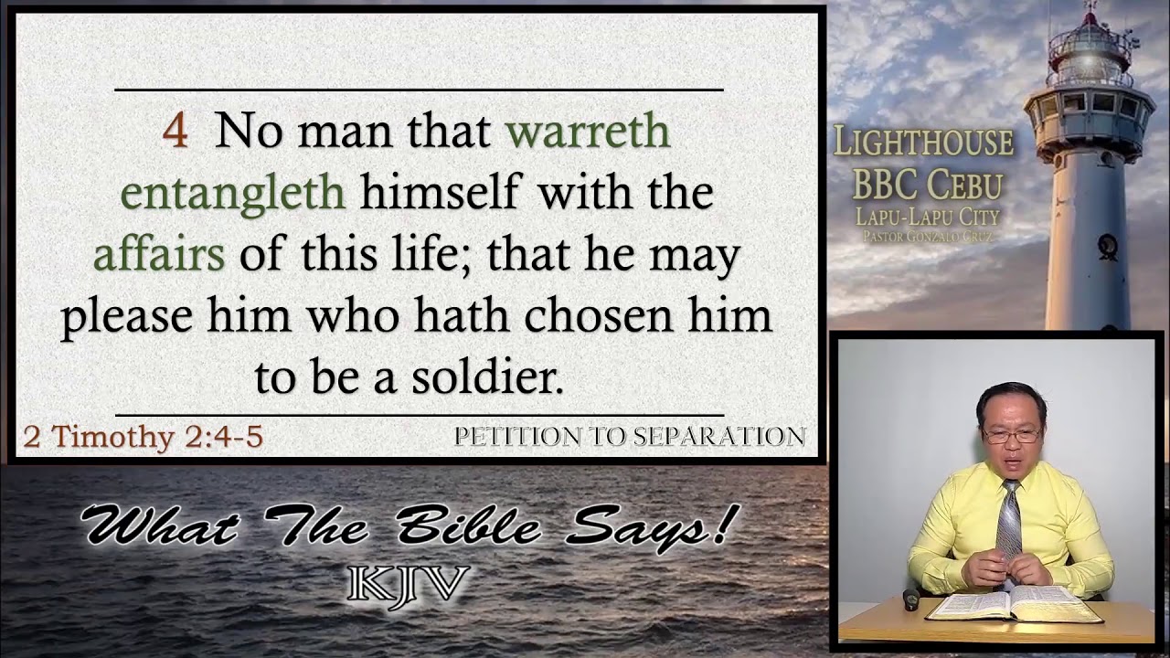 Petition To Separation 2 Corinthians 6 17 18 May 24 2020 Sunday petition-to-separation-2-corinthians-6-17-18-may-24-2020-sunday