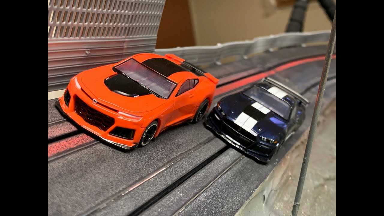 AFX Railings and Catch fence, then I cruise the urban track with ...