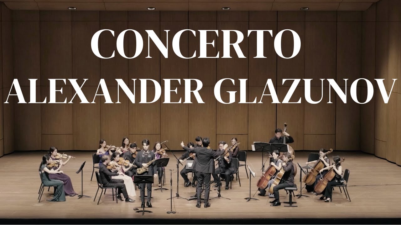 Alexander Glazunov : Concerto in E flat major for alto saxophone and ...