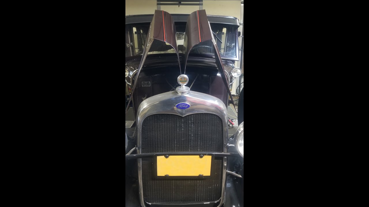 DIY Model A Ford Hood Prop Part One - YouTube