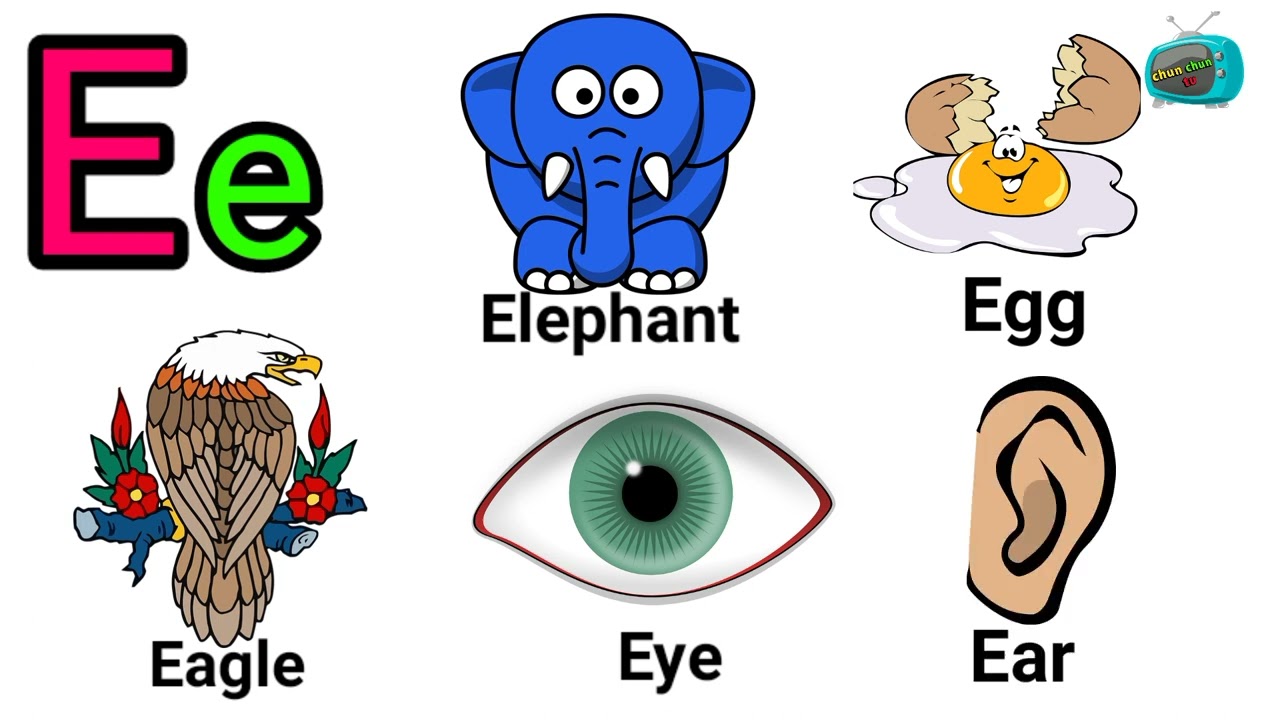 ABC for kids/ E for elephant/ E for egg#kidsvideo #abcd - YouTube