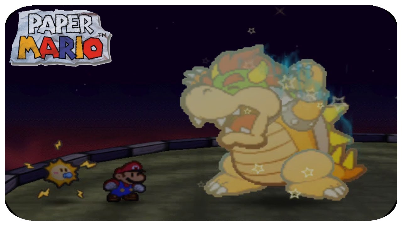 Paper Mario - Final Boss & Ending (10 HP) - YouTube