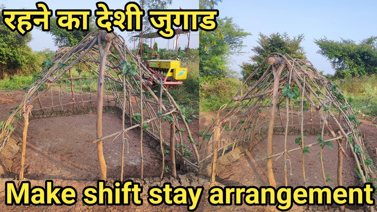 Makeshift stay arrangement for farm labours #shorts - YouTube