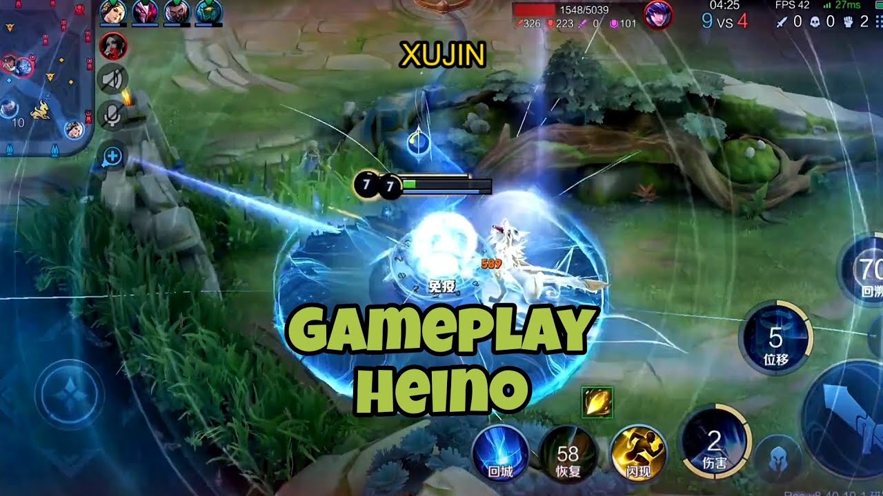 Gameplay Heino Honor Of Kings China Server Hero Combo Global Skill ...