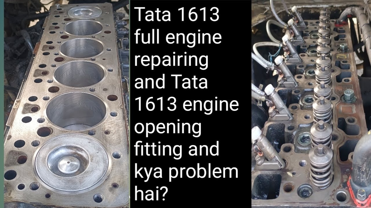Tata#1613 full engine#repairing and full engine#opening fitting and ...