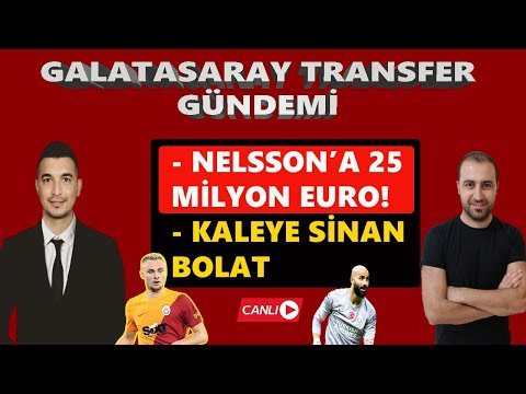 GALATASARAY TRANSFER HABERLERİ I VİCTOR NELLSON'A 25 M. EURO I KALEYE SİNAN BOLAT I YUSUF YAZICI