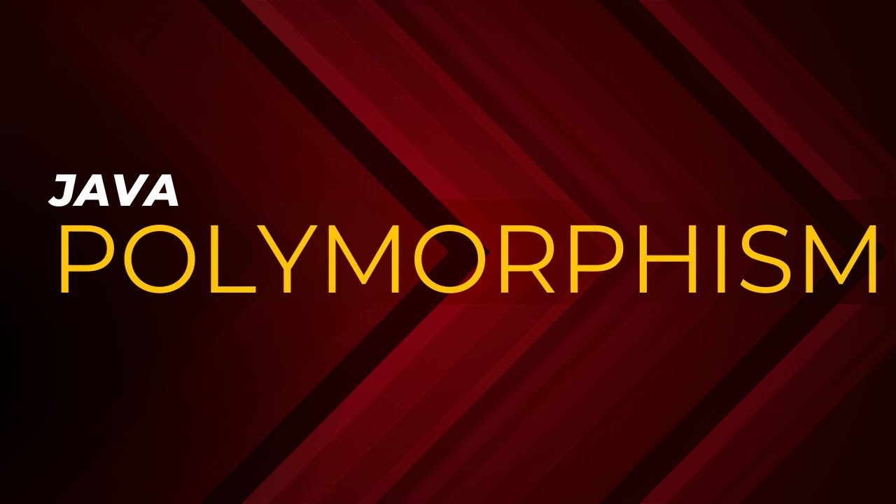 Java Polymorphism Youtube