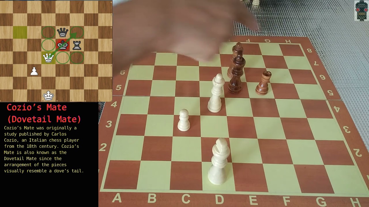 Cozio’s Mate (Dovetail Mate) | checkmate pattern #25 - YouTube