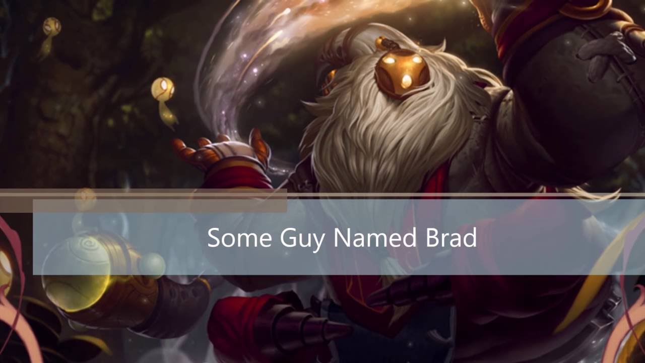 Some Guy Named Brad - Bard Montage - YouTube
