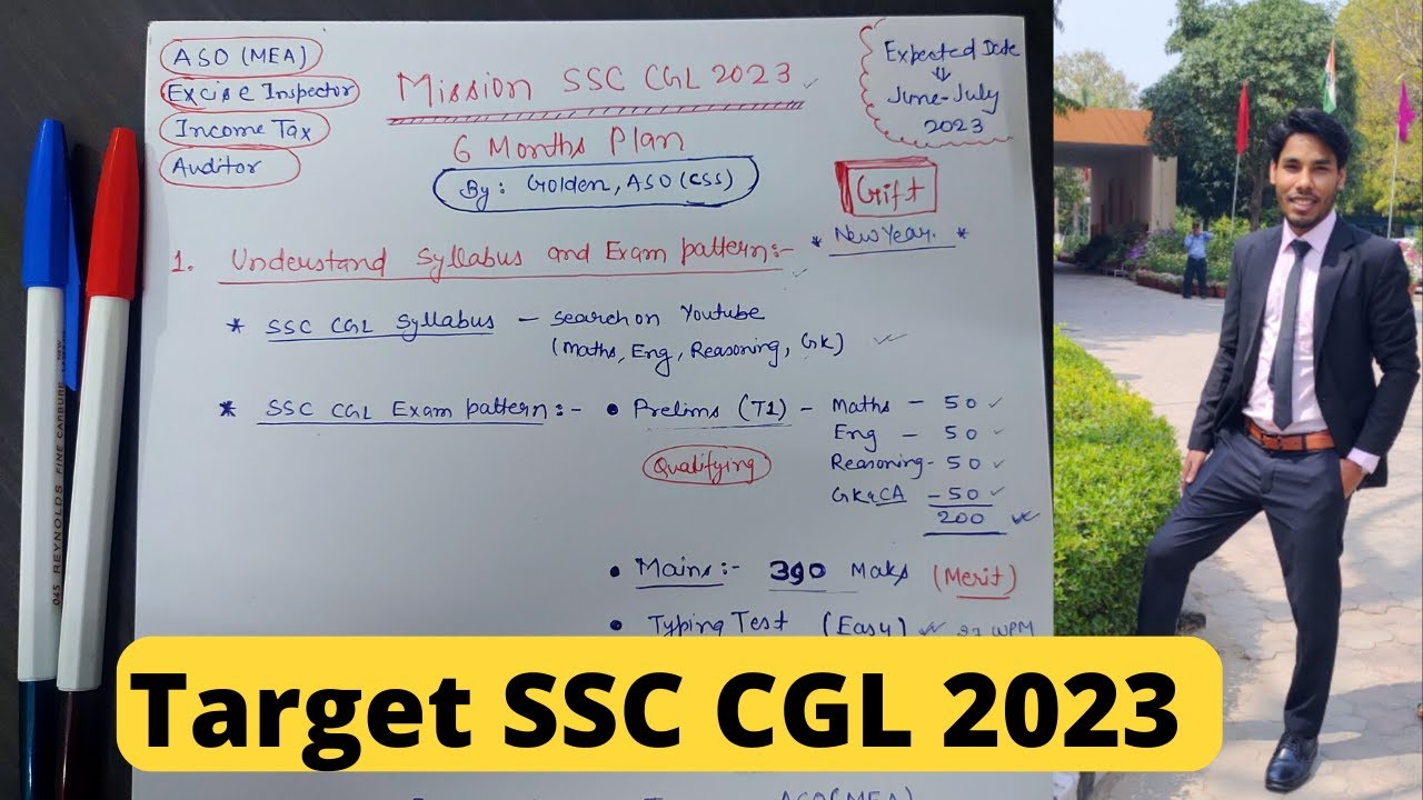 Golden ASO Sir 6 Months Plan For SSC CGL 2023😎🔥 | Complete Strategy 🎯 ...