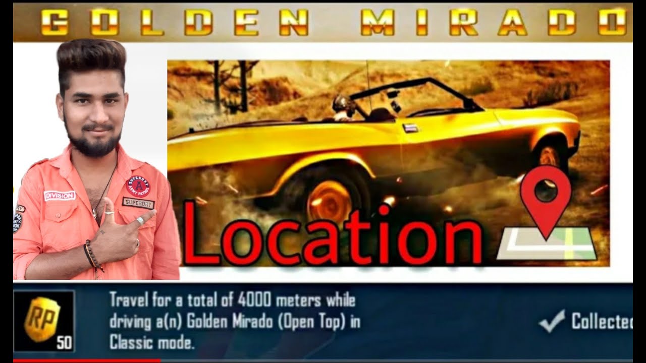 How to Pubg mobile new map Miramar golden mirado Maruti car season 13 ...