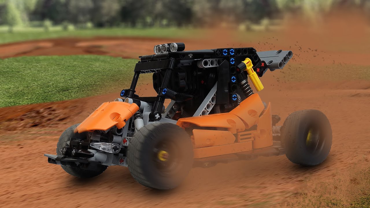 LEGO Technic - Fast RC Cross Kart & GoPro Max - YouTube