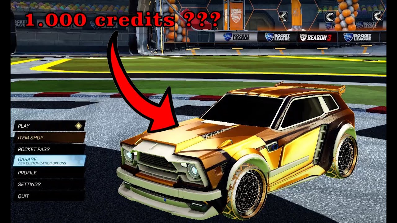 Rocket league best *free TW fennec* design - YouTube