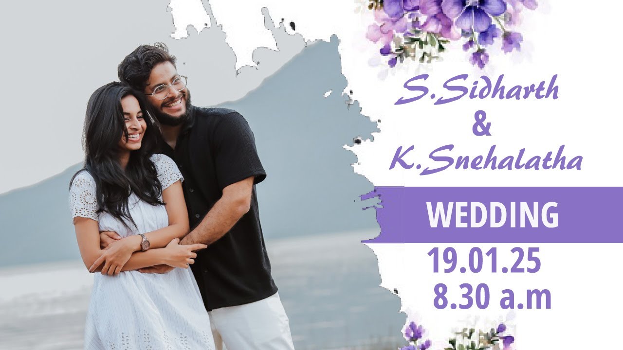 S.SIDHARTH WITH K.SNEHALATHA - YouTube