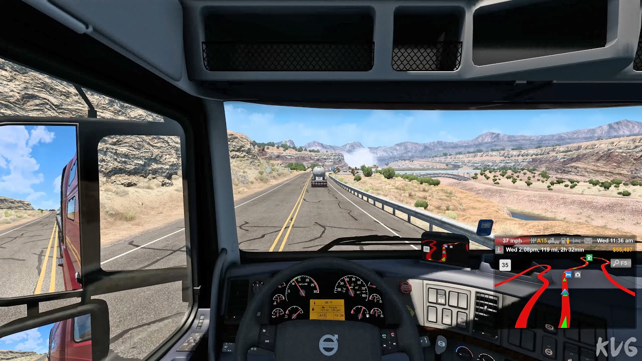 American Truck Simulator - Tucson to Holbrook - Arizona Gameplay (PC ...