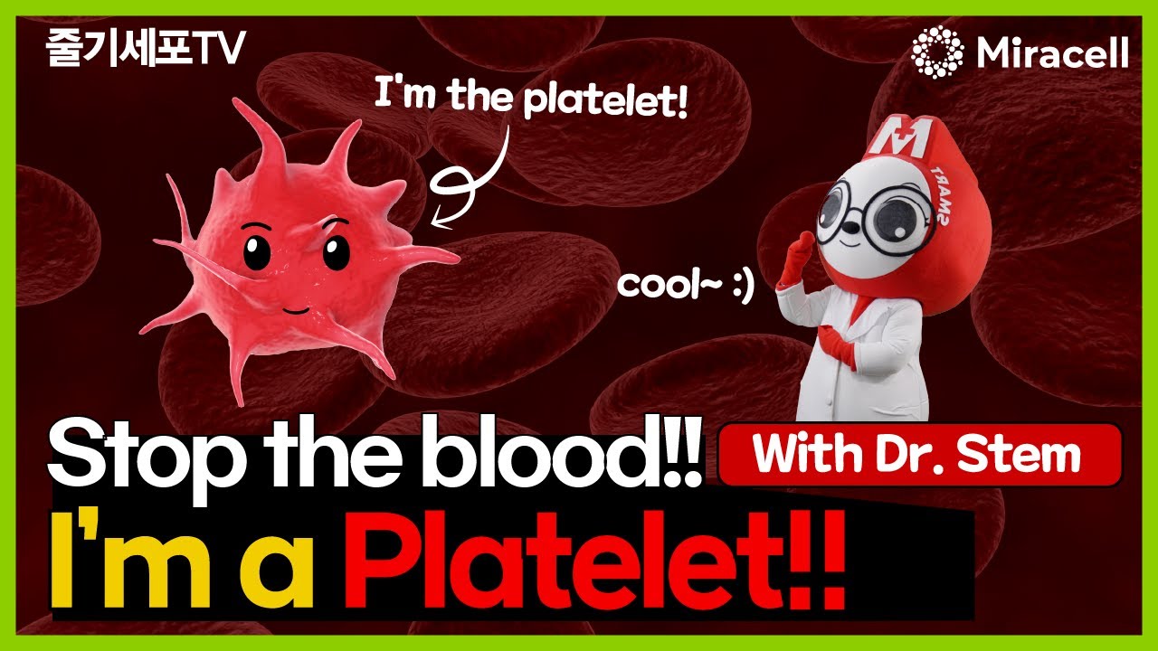 [StemcellTV] With Dr. Stem Ep.1_Stop the blood! I'm a Platelet! - YouTube