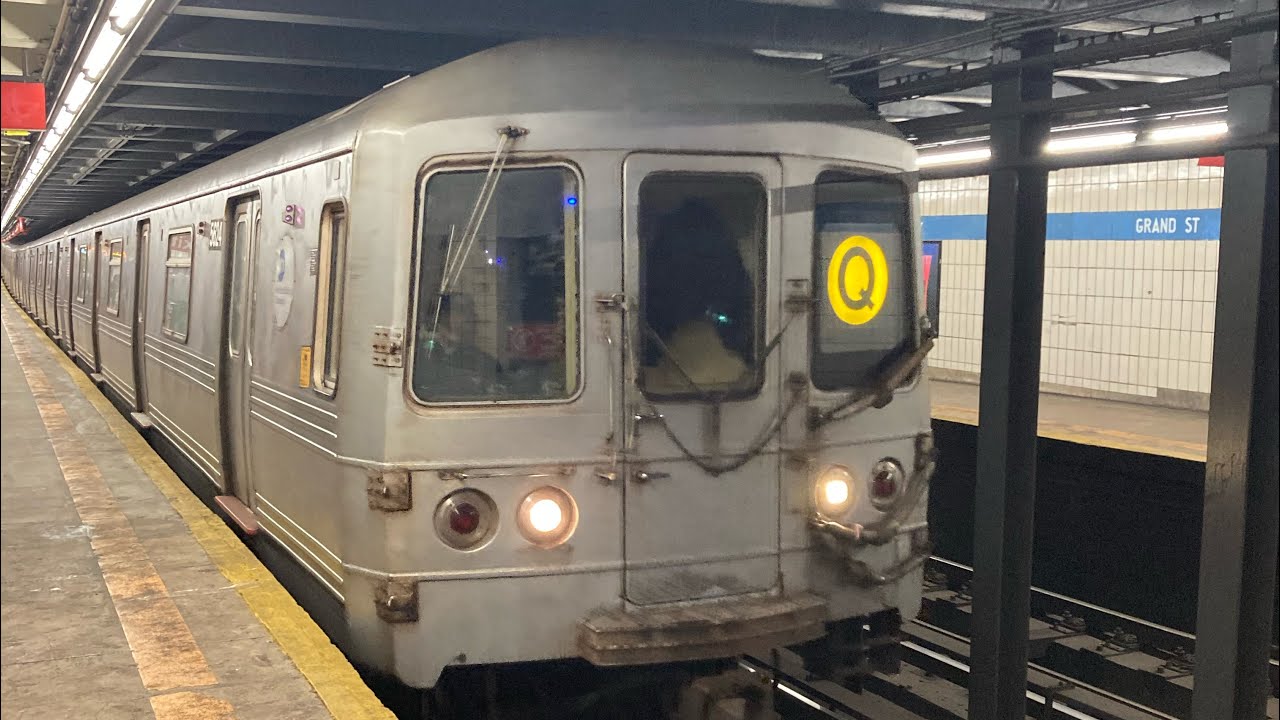 NYC Subway R46 Q Train via 6th Avenue Lexington/63rd Street to Dekalb ...