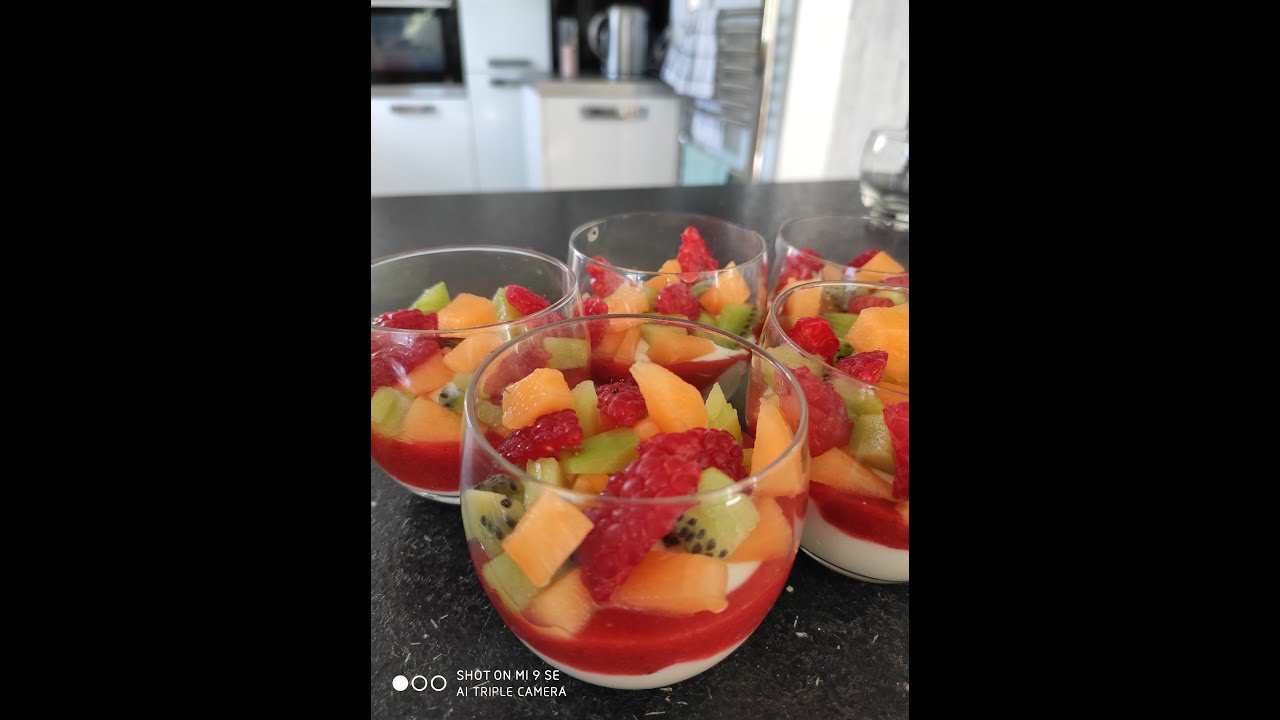 Verrines aux fruits - YouTube