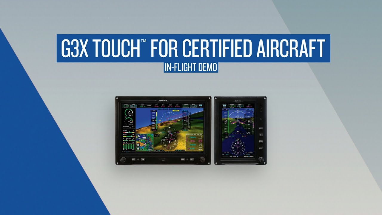 G3X Touch for Certified Aircraft: In-flight demo - YouTube
