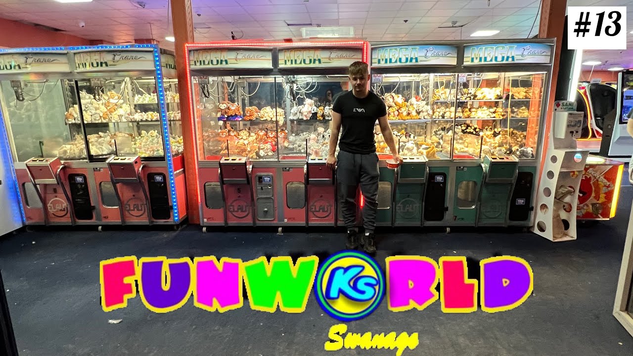 Claw Machines UK Episode #13 | Ks Funworld Swanage | Elaut Arcade Glory ...
