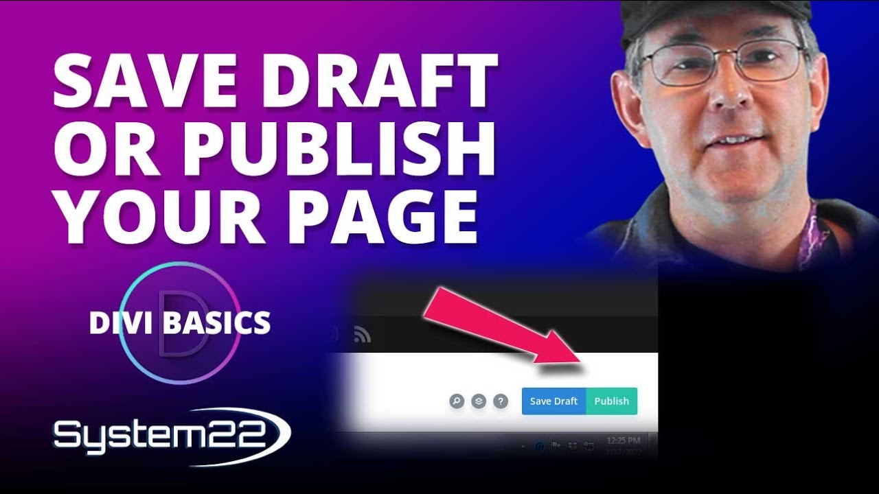 How To Save Draft Or Publish Your First Page With The Divi Theme YouTube How To Save Draft Or Publish Your First Page With The Divi Theme YouTube