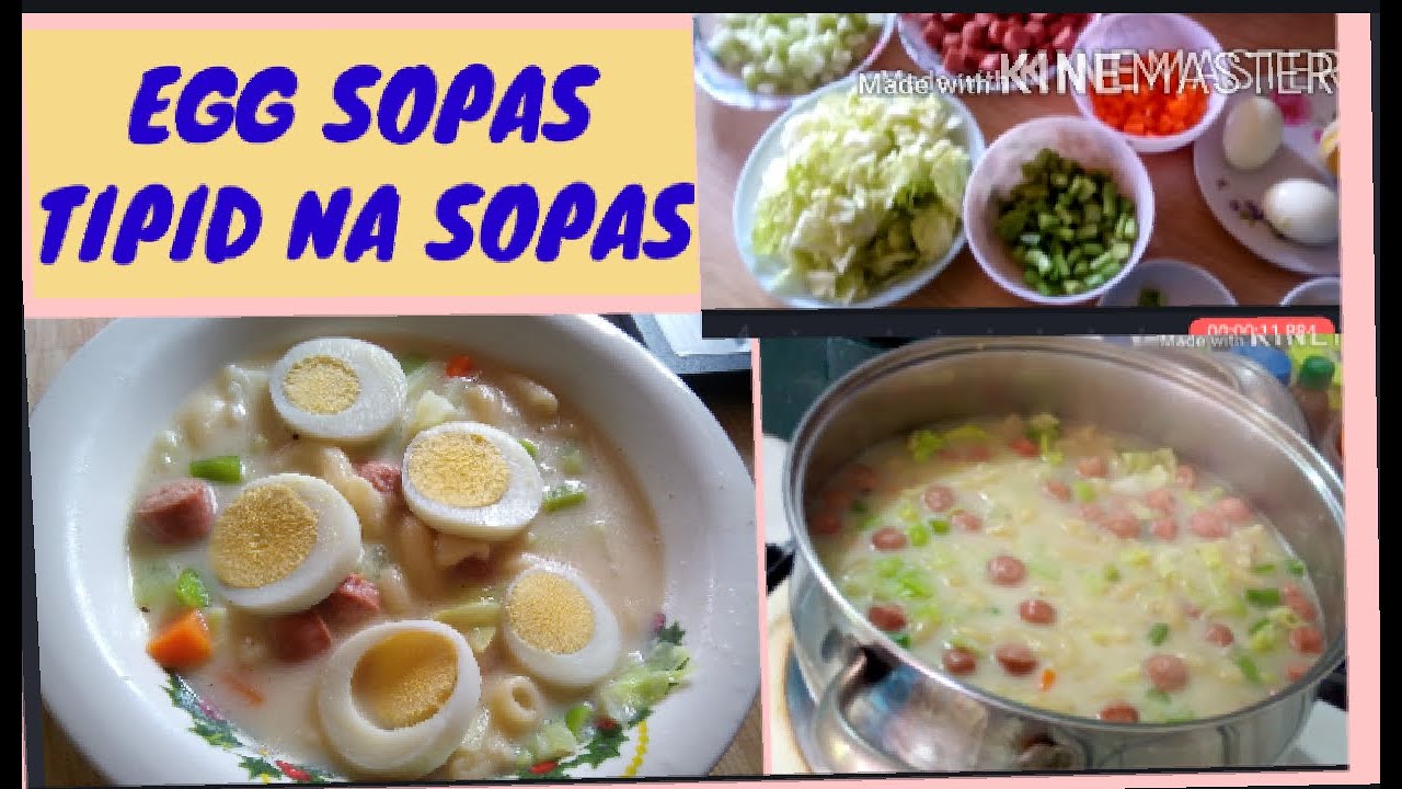 EGG SOPAS ,PENOBRENG SOPAS MACARONI SOUP - YouTube