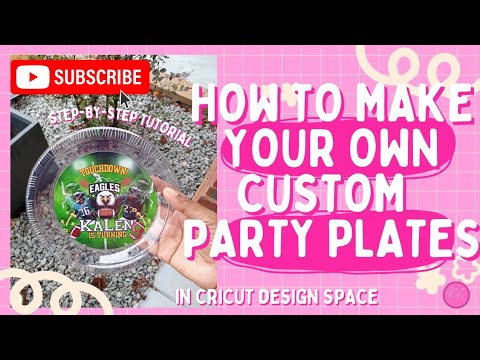 🎉 HOW TO MAKE DIY PARTY PLATES | EASY TO FOLLOW TUTORIAL 