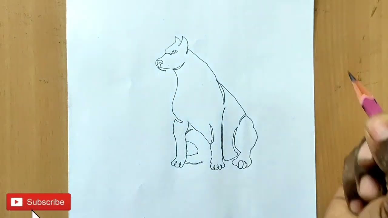 dog one line drawing|one line single stroke drawing|one line drawing ...