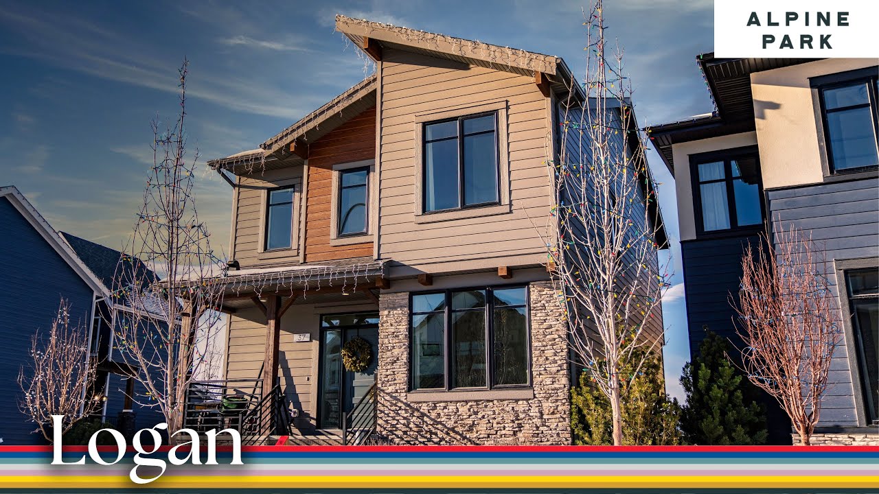 Inside a Beautiful New Built Showhome in Calgary's Alpine Park! - YouTube