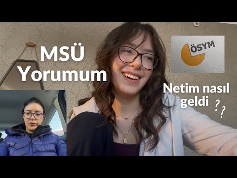 MSÜ Günü Vlog | Ama yine de iyi ilerledim🥹 #yks #msü2025