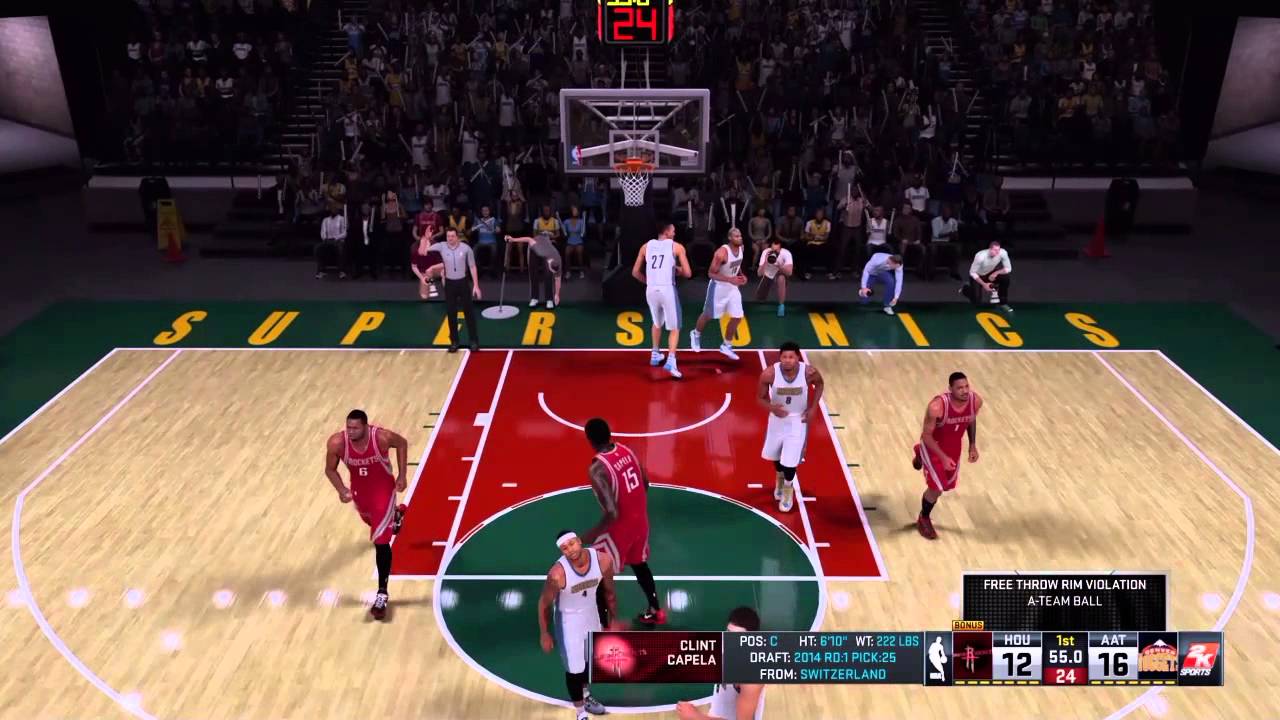 Clint Capela - Worst Free Throw Ever in NBA 2K16? - YouTube