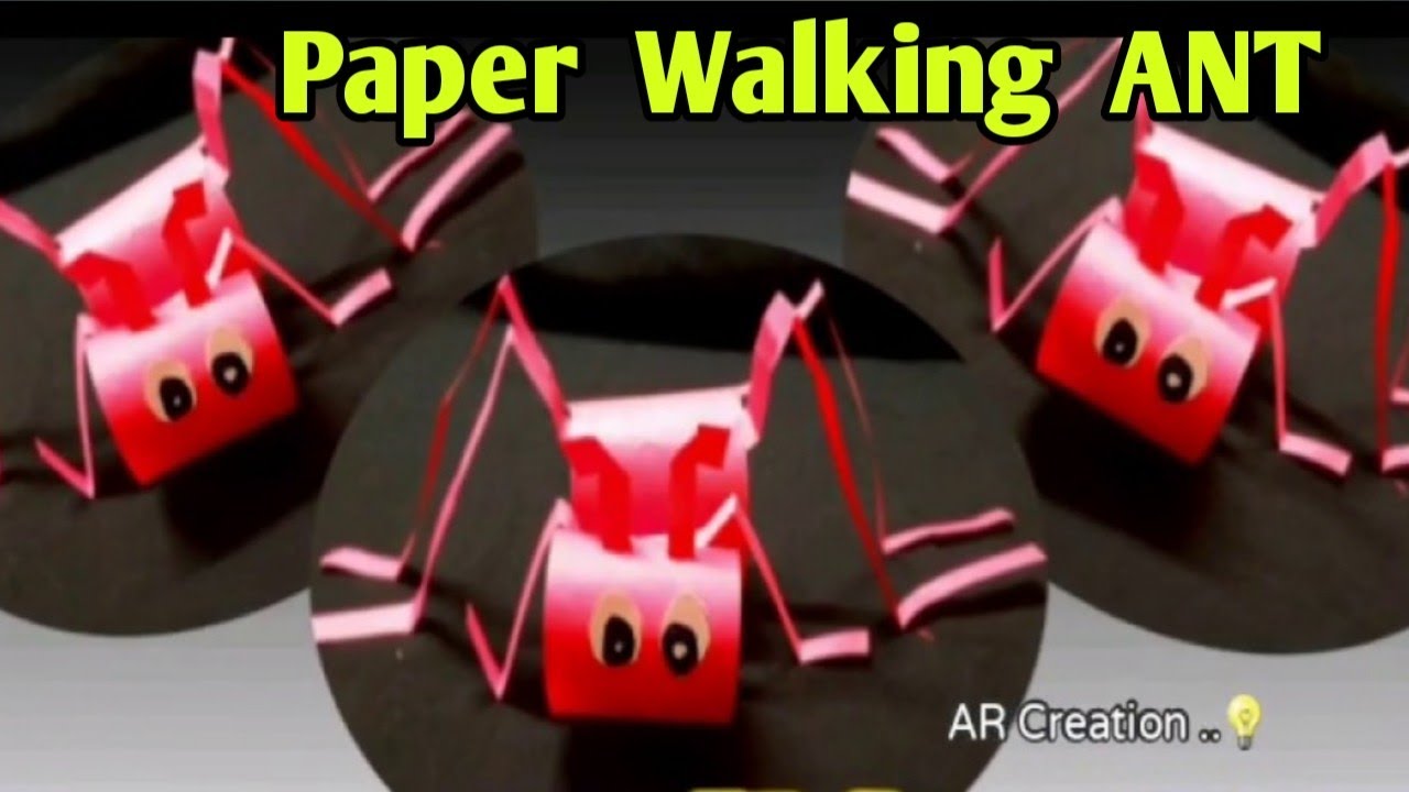 How to make Paper Walking ANT. Kids Paper TOY | Homemade TOY You can ...
