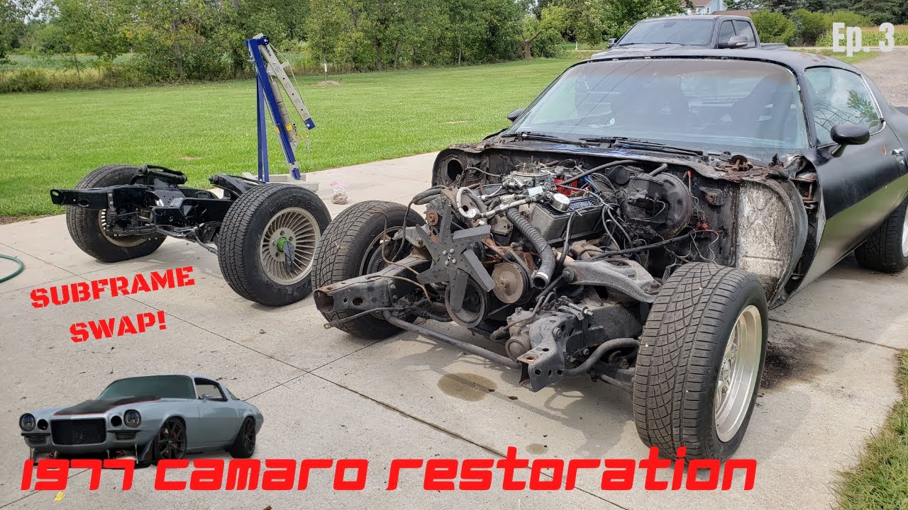 1977 Camaro Subframe Swap - YouTube