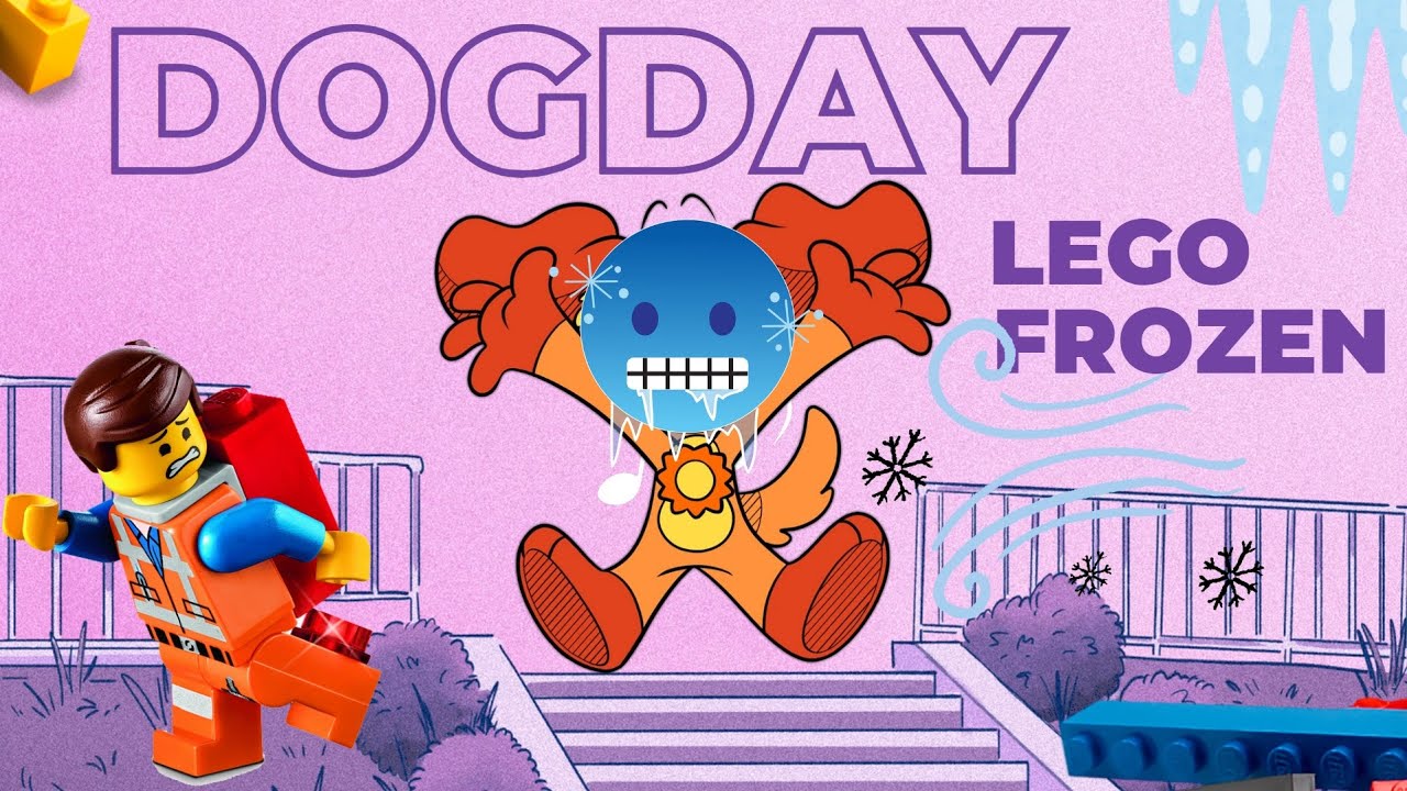 LEGO DogDay: Frozen in LEGO🥶 l Smiling critters frozen in the lego ...