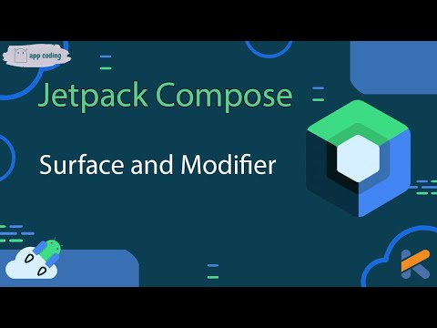 آموزش جت پک کامپوز -Jetpack Compose - Surface and Modifier - First App ...