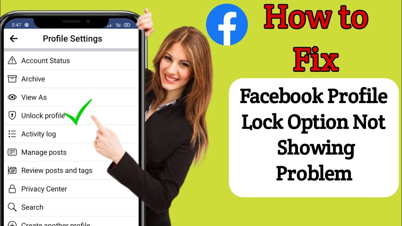 How To Fix Facebook Profile Lock Option Not Showing Problem (New 2023 ...