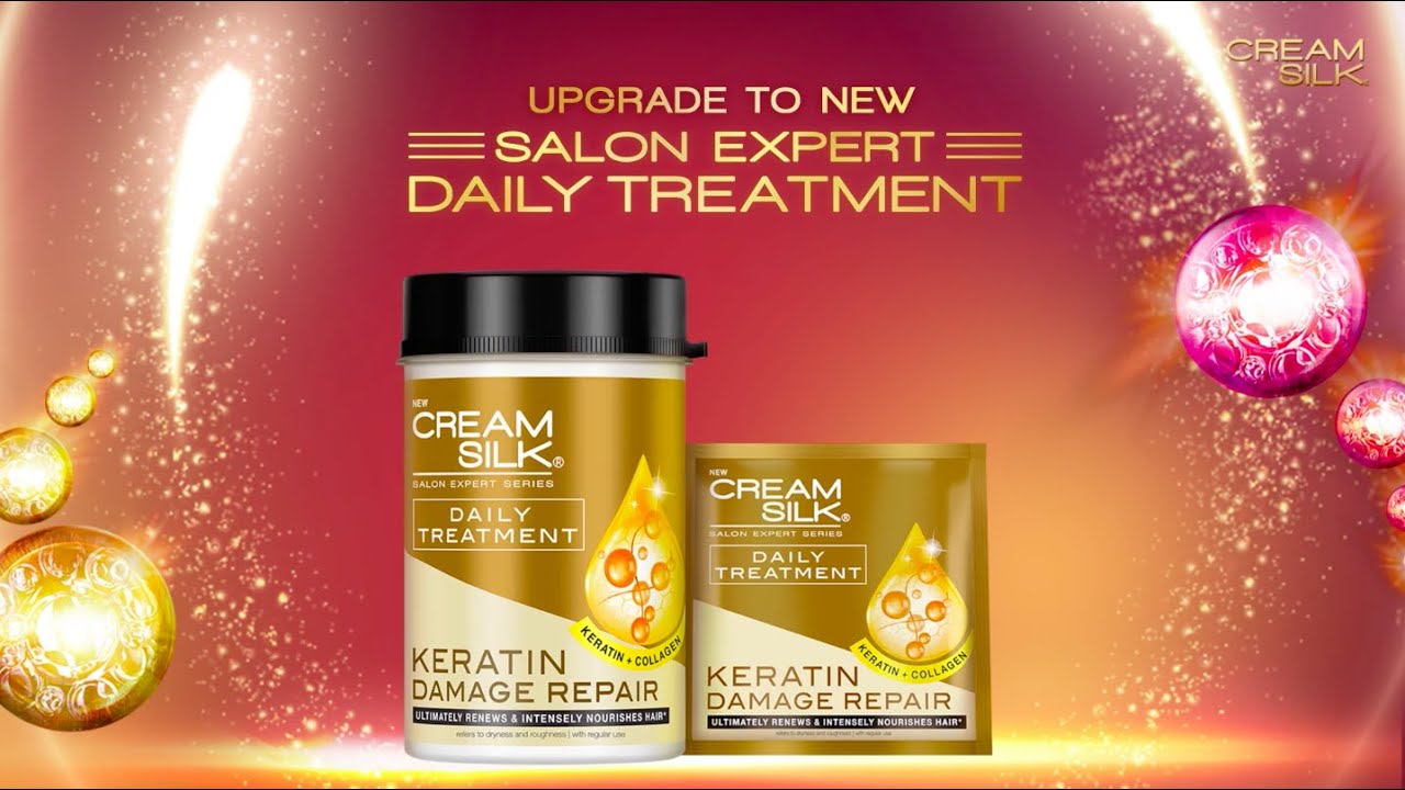 New Cream Silk Salon Expert Daily Treatment - YouTube
