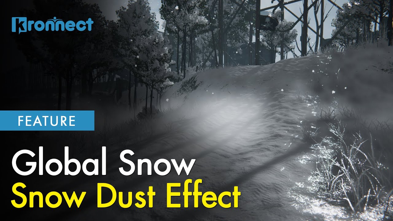 How to create a windy Snow Dust effect in Unity with Global Snow - YouTube