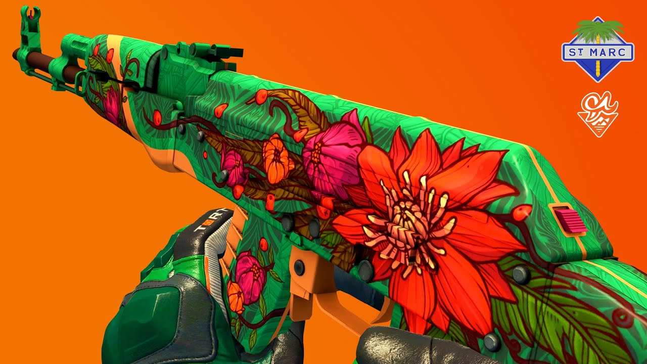 CSGO | AK-47 | Wild Lotus | The St. Marc Collection - YouTube