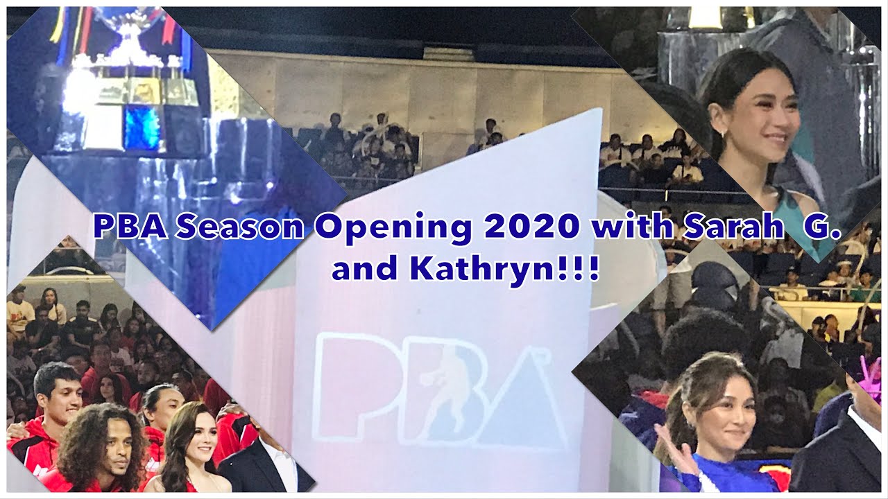 PBA Season Opening 2020 with Sarah G. and Kathryn B. - YouTube