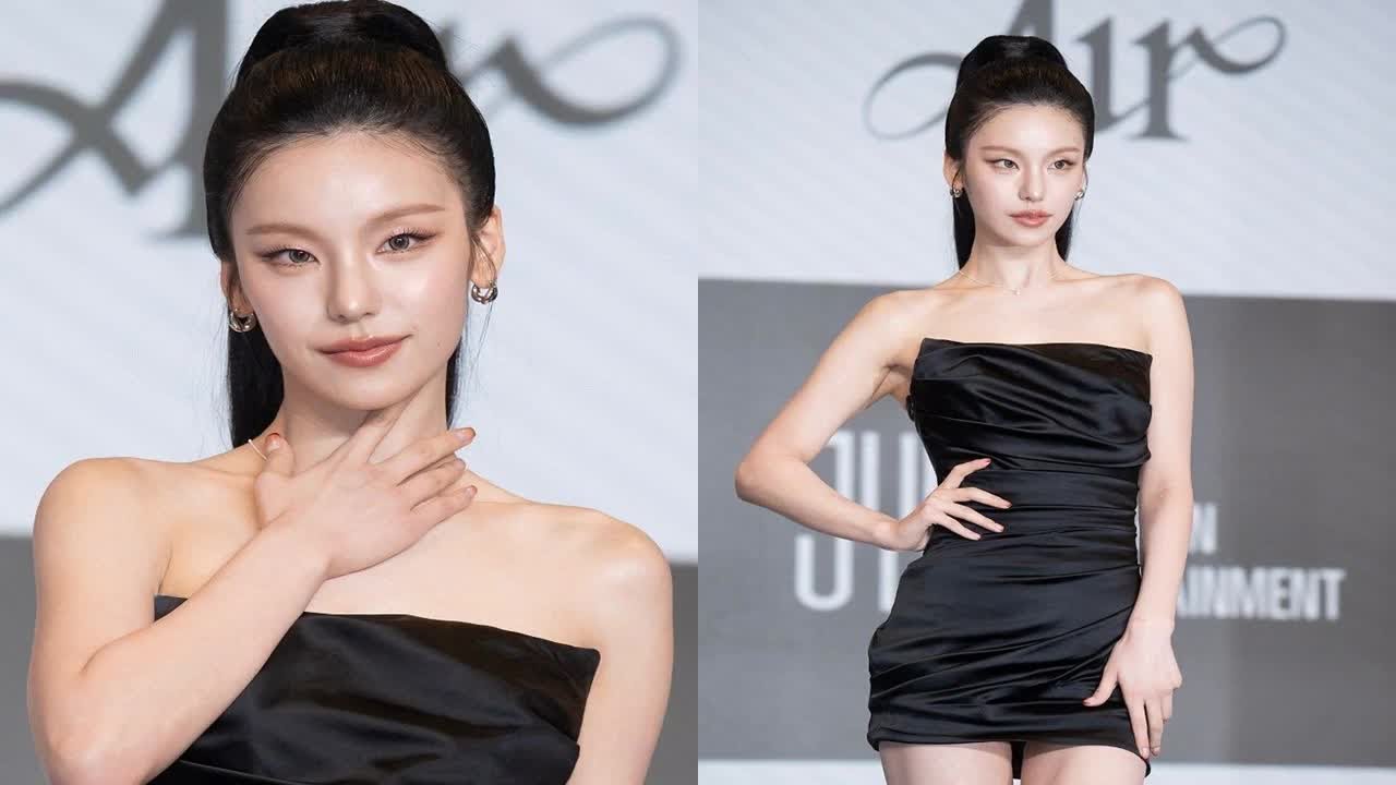 ITZY's Yeji showcases her sultry charm at the press conference for her ...