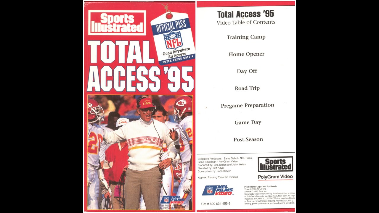 Total Access '95 - Sports Illustrated NFL VHS video 1995 - YouTube