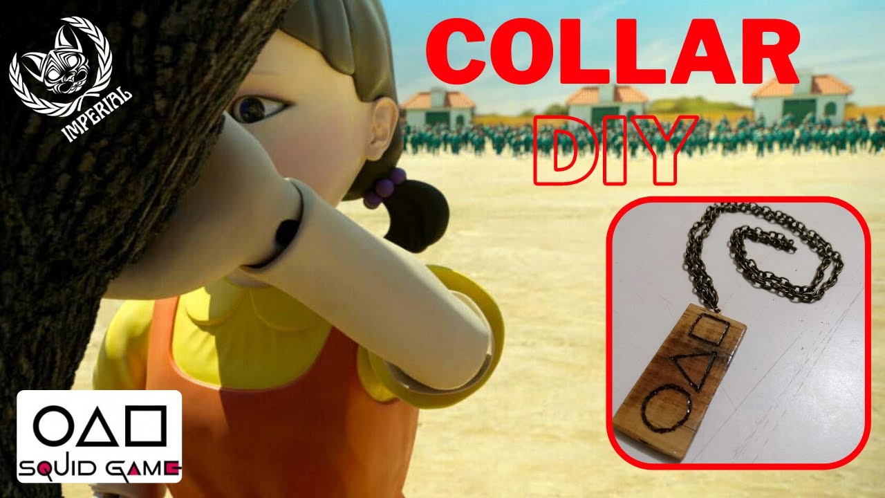 El juego del calamar -Collar DIY- squid game DIY - YouTube
