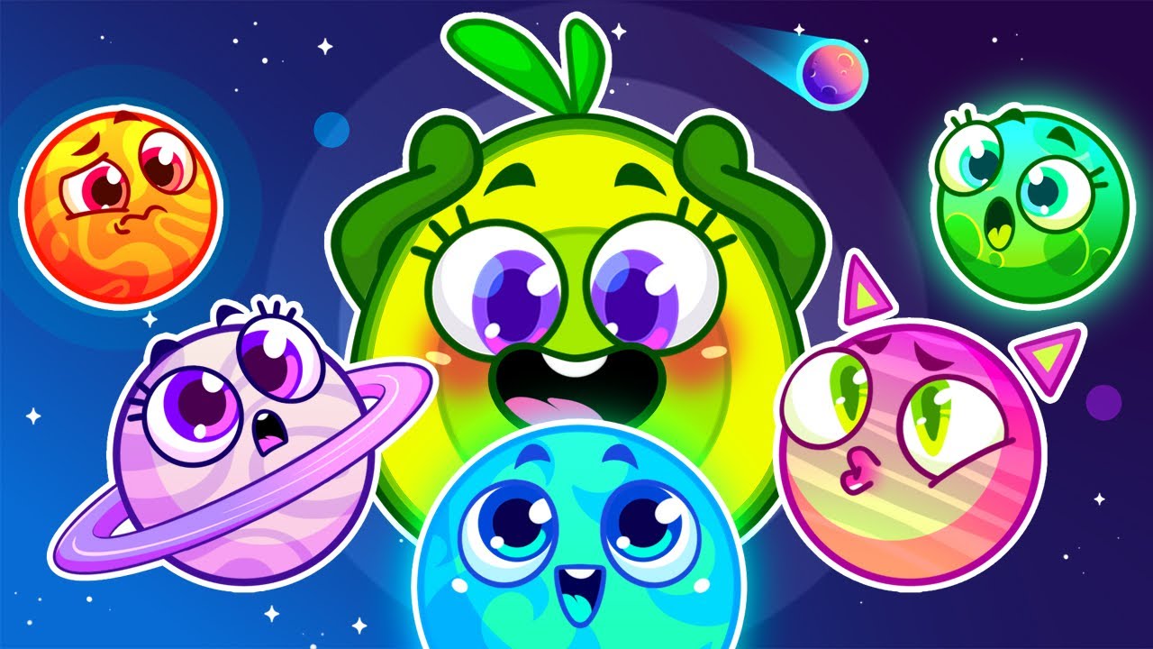 🌎NEW! 🪐 Hungry Planets 🪐 Solar System for Kids || Planets Size for Baby ...