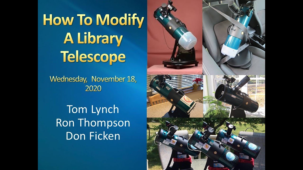 How to Modify A Library Telescope - YouTube