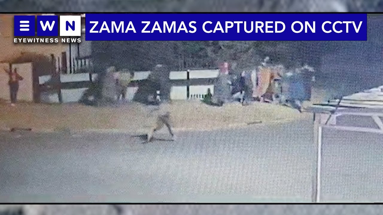 Zama zamas captured on CCTV - YouTube